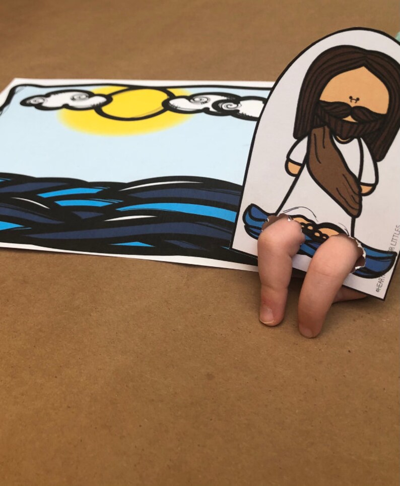 Bible Story Finger Puppets Bible Crafts Homeschool | Etsy