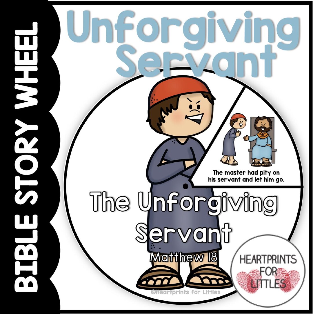 The Parable of the Unforgiving Servant Bible Story Wheel, Bible Craft ...