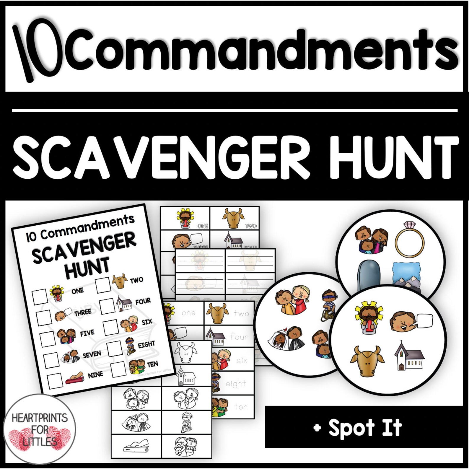 The 10 Commandments Bible Story Games, Bible Games, Sunday School Games ...