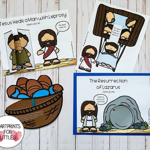 Old Testament Bible Story Crafts-set 6 Bible Crafts - Etsy