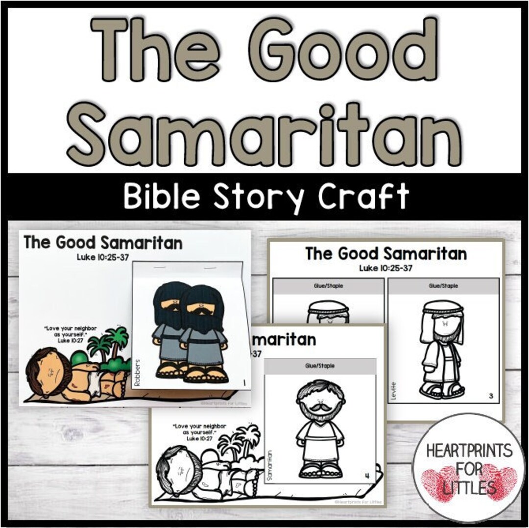 The Good Samaritan Bible Craft for Kids, Sunday School Craft ...