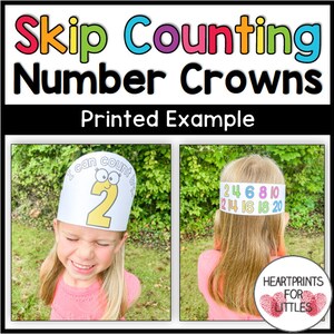 Skip Counting Number Crowns, Math Activity Printable (digital Download ...