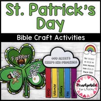 St. Patrick Bible Wheel Craft Sunday School Lesson for Kids, Saint ...