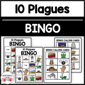 10 Plagues Bible Story Games, Bingo, Memory Match, Scavenger Hunt ...
