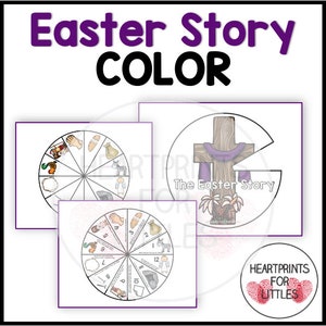 Easter Bible Story Wheel, Easter Bible Story Craft, Sunday School ...