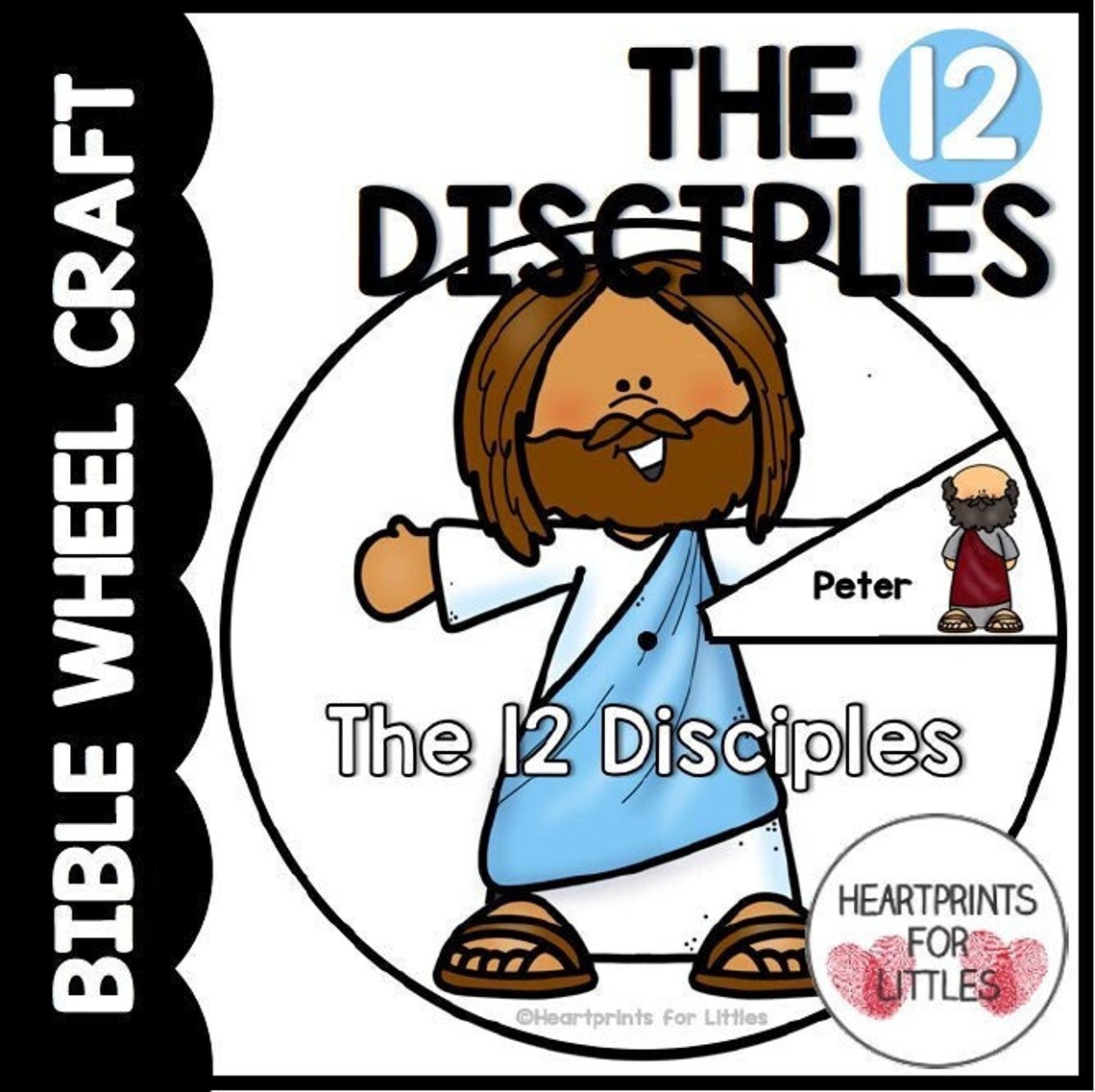 12 Disciples Wheel Craft, Bible Activity (digital Download) - Etsy