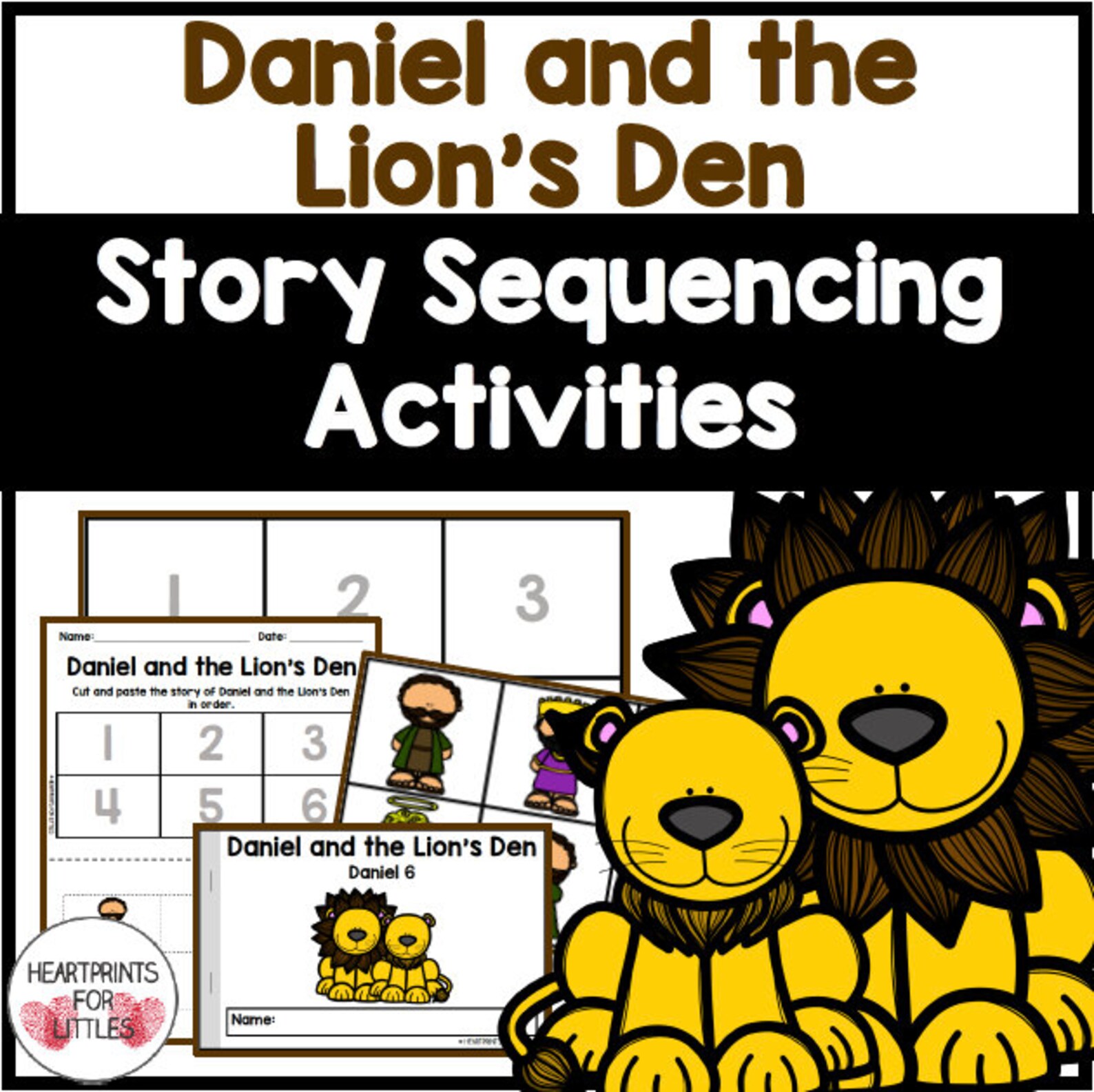 Daniel and the Lion's Den Bible Story Bundle 5-day Bible - Etsy