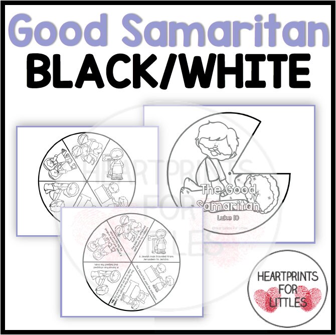 The Good Samaritan Bible Story Wheel Luke 10 Bible Story - Etsy
