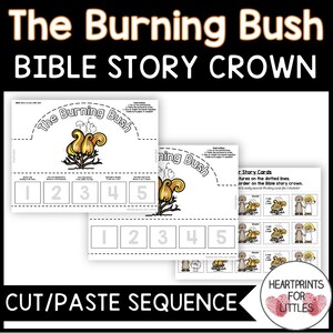 Moses and the Burning Bush Bible Story Crown, Bible Headband, Bible ...