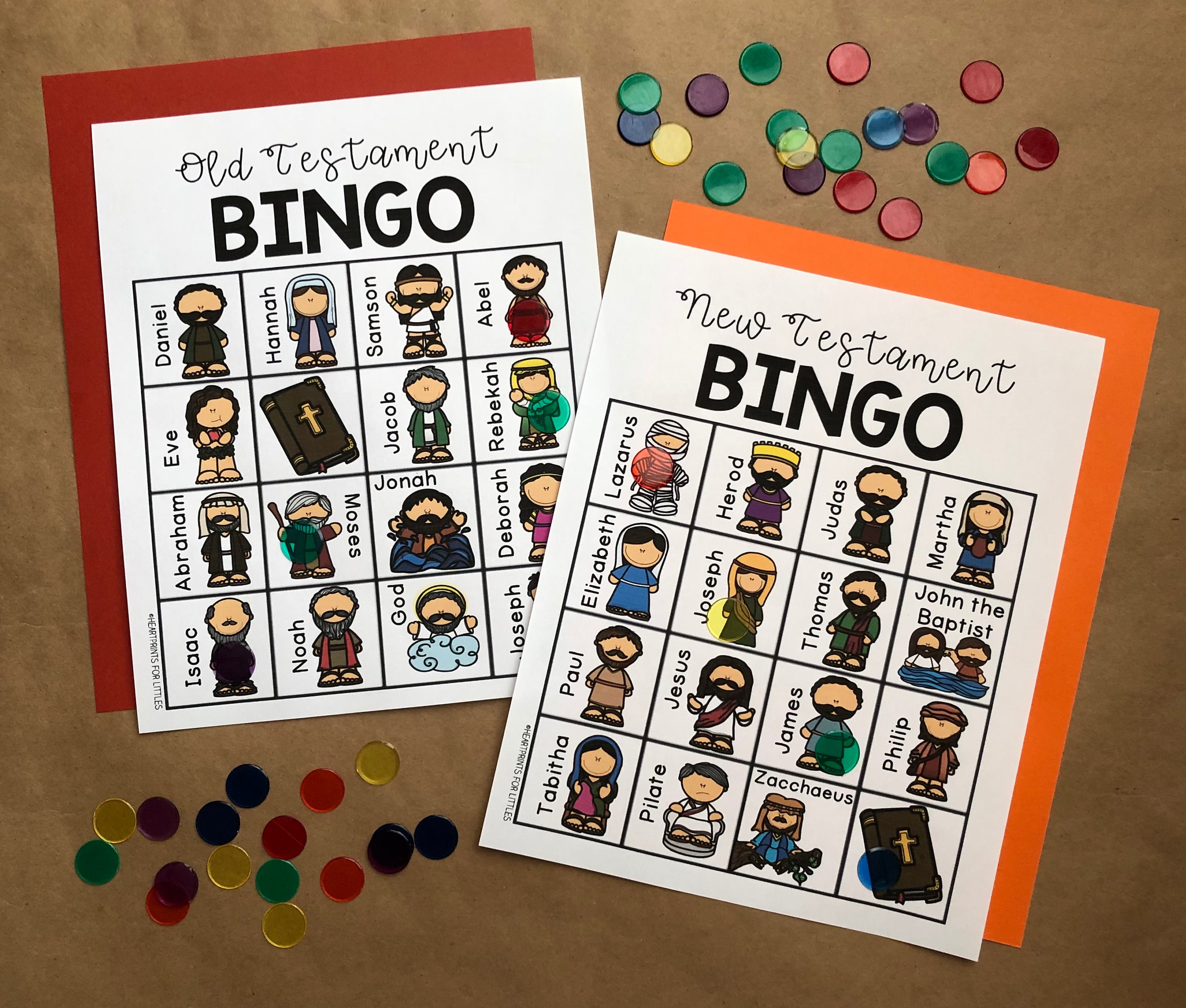 Bible Bingo, Bible Stories Bingo, Printable Bible Bingo, Bible Game for ...
