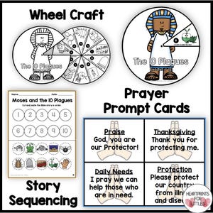 Moses and the 10 Plagues 11-day Bible Lesson, Exodus 7-12, Homeschool ...