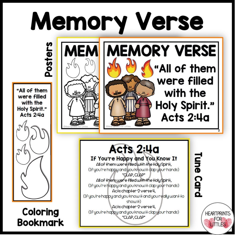 Pentecost Bible Lesson, Holy Spirit Activities (digital Download) - Etsy