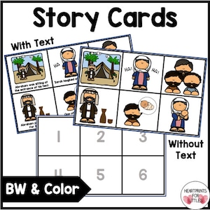 Abraham and Sarah Bible Story Sequencing Activities for Kids ...