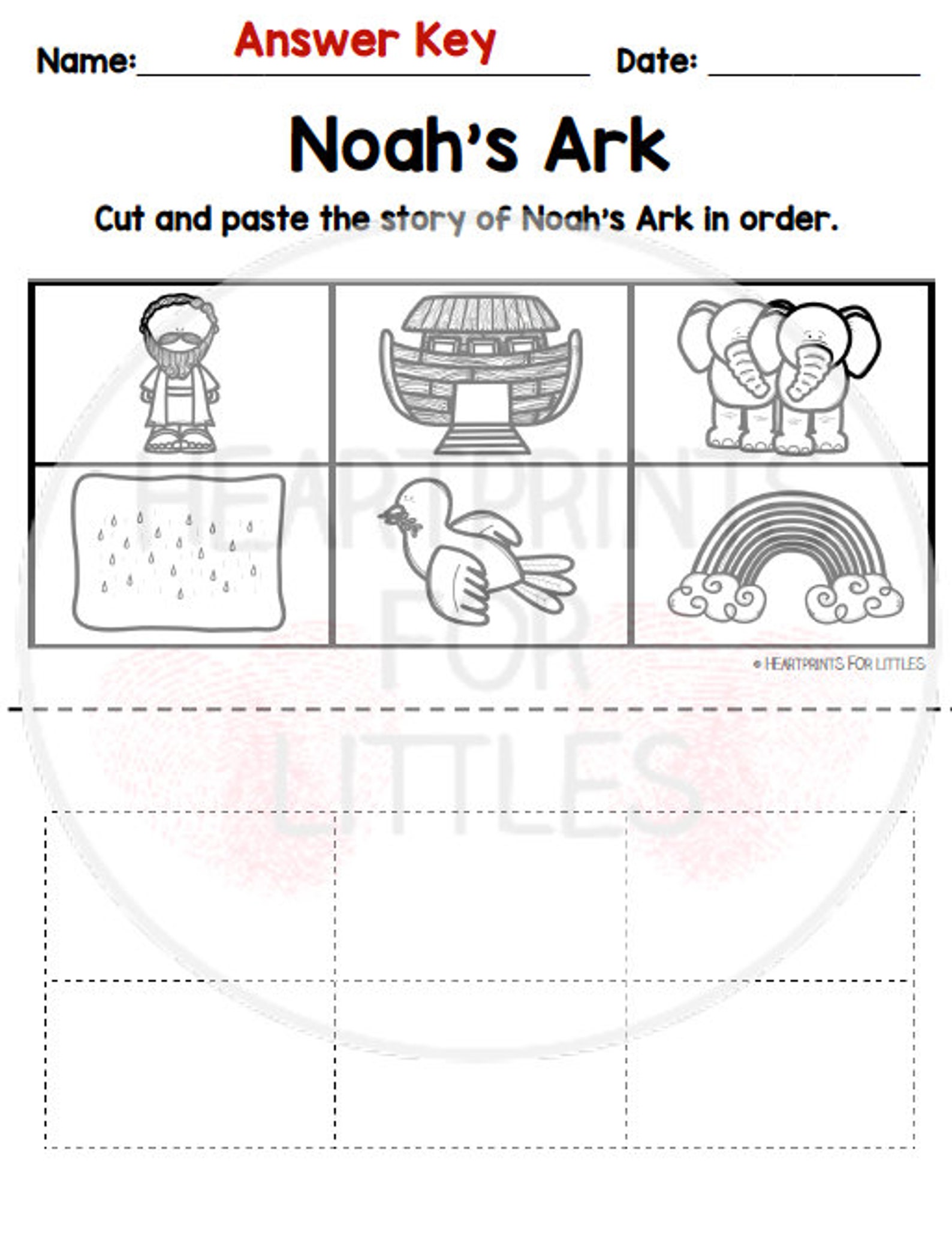 Bible Story Sequencing Worksheets, Old & New Testament (digital ...