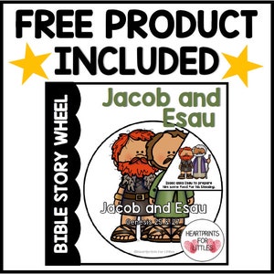 Jacob and Esau Bible Story Bundle, 5-day Bible Lesson, Sequencing ...