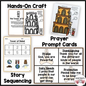 Tower of Babel Bible Lesson, Homeschool & Sunday School Activities ...