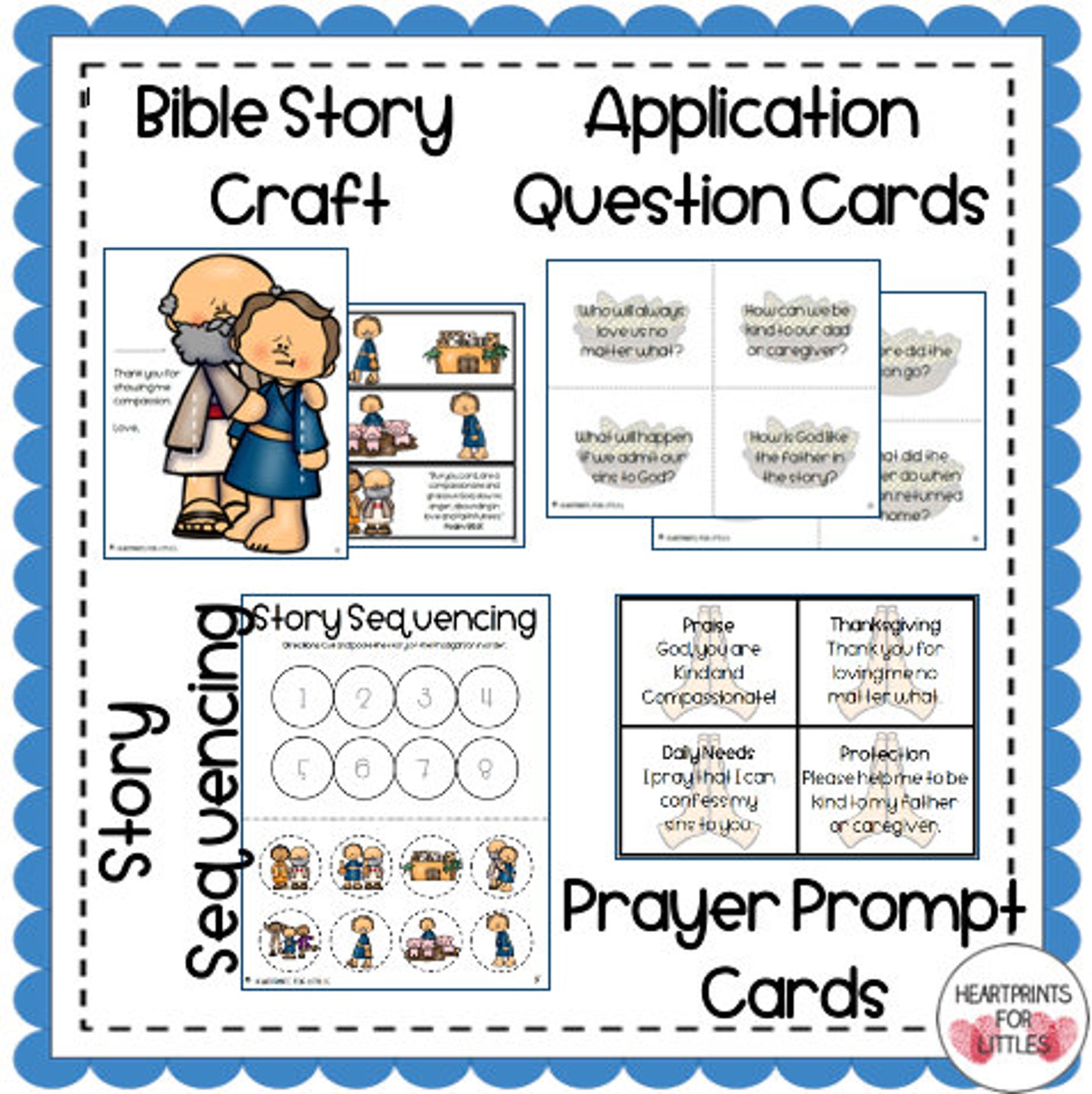 Father's Day Bible Lesson for Kids Prodigal Son Bible - Etsy