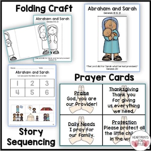 Abraham and Sarah Bible Lesson, Homeschool & Sunday School Activities ...