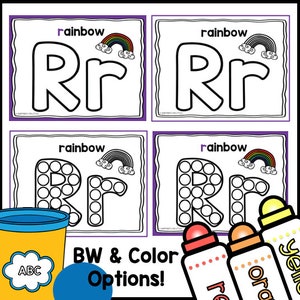 Bible Alphabet Letter Mats, Playdough Mats, Dot Marker Mats, Preschool ...