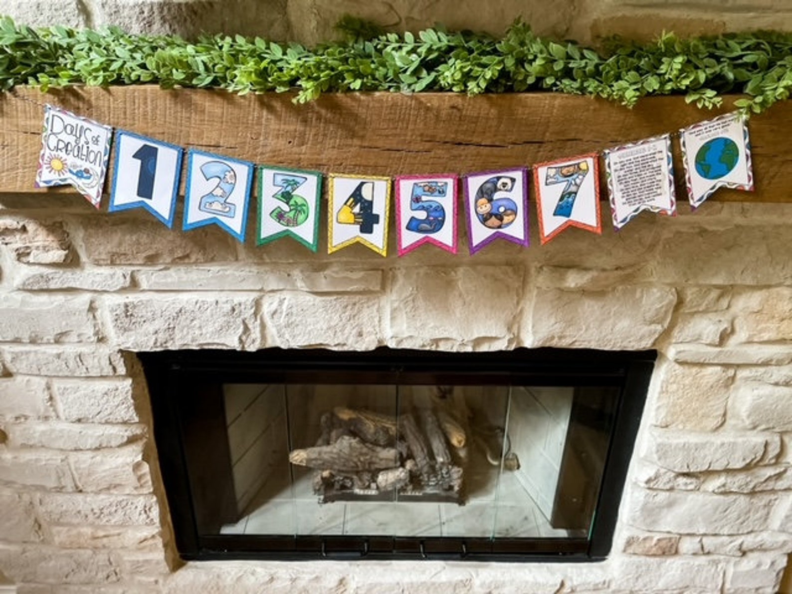7 Days of Creation Classroom Banners, Bible Decorations, Church ...