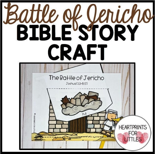 Joshua and the Battle of Jericho Bible Craft Sunday School - Etsy