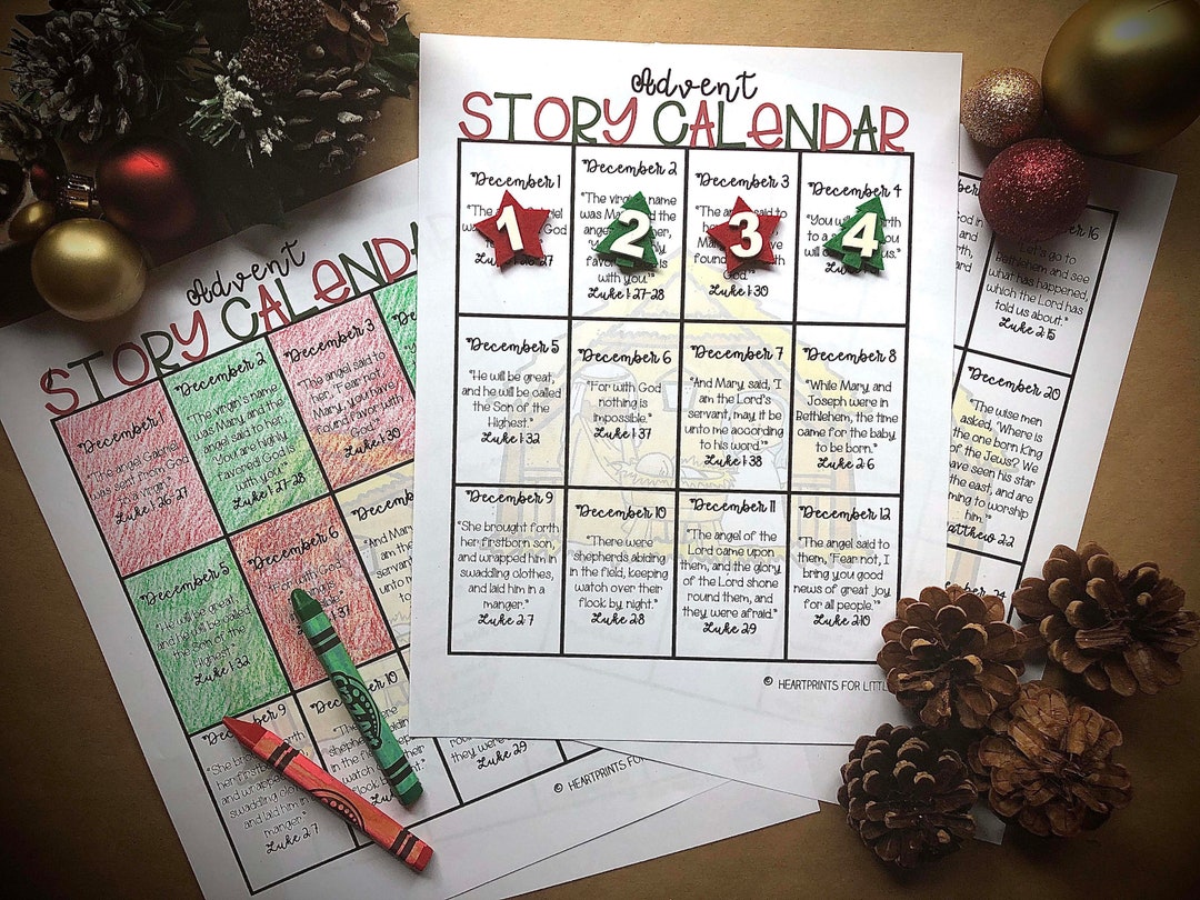 Advent and Christmas Bundle for Kids, Christmas Activities for Kids ...