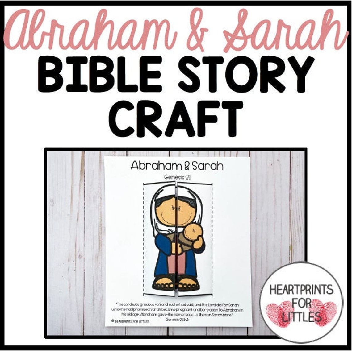 Abraham and Sarah Bible Craft for Kids Arrival of Baby Isaac - Etsy