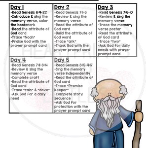 Noah's Ark Bible Lesson, Genesis 6-9, Homeschool & Sunday School ...