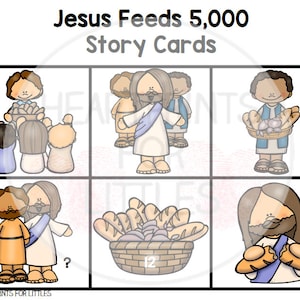 Bible Story Cards, 36 Old & New Testament Sequencing (digital Download ...