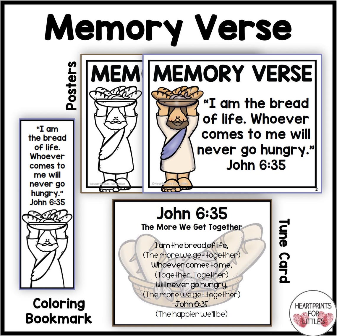 Jesus Feeds 5,000 Bible Lesson, John 6, Homeschool & Sunday School ...