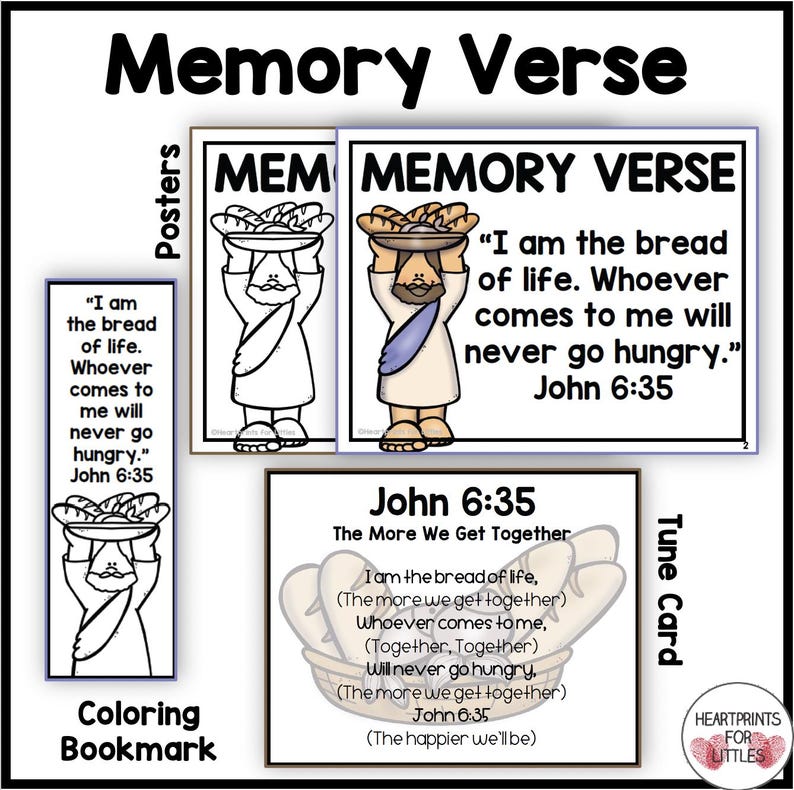 Jesus Feeds 5,000 Bible Lesson, John 6, Homeschool & Sunday School ...