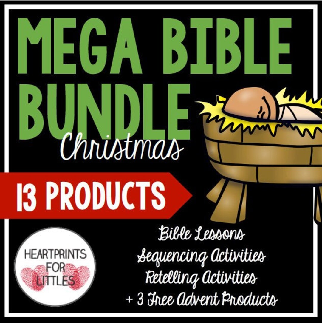 Christmas Bible Story Mega Bundle Homeschool Christmas - Etsy