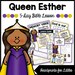 Queen Esther Bible Story Bundle, 5-day Bible Lesson, Sequencing ...