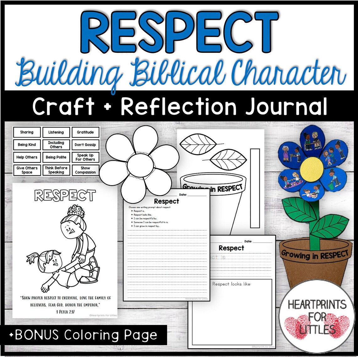 Respect Bible Lesson & Activities, Building Biblical Character ...