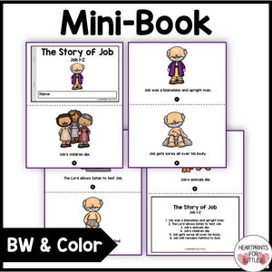 Job Bible Story Sequencing Activities (digital Download) - Etsy