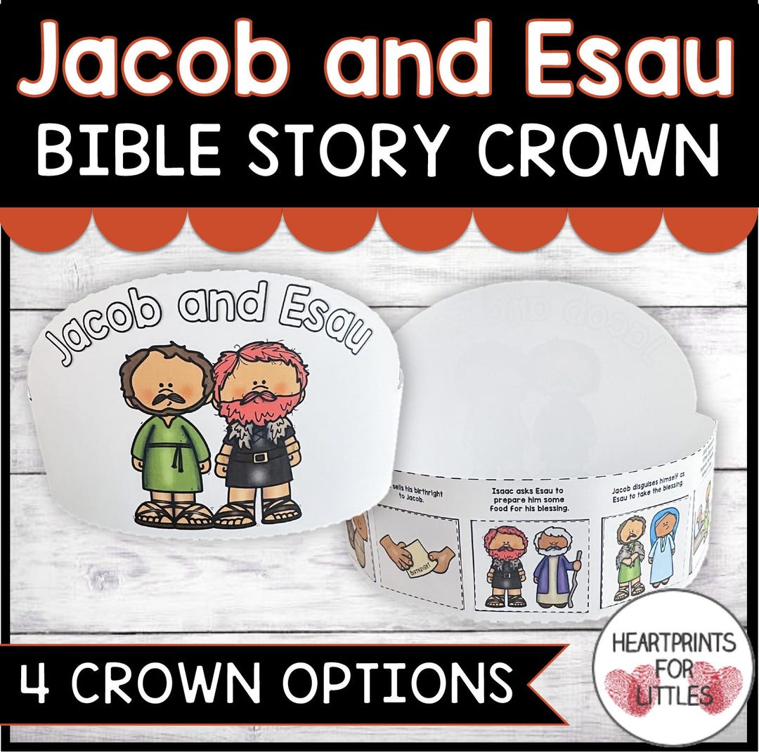 Jacob and Esau Bible Story Crown, Bible Headband, Bible Craft ...