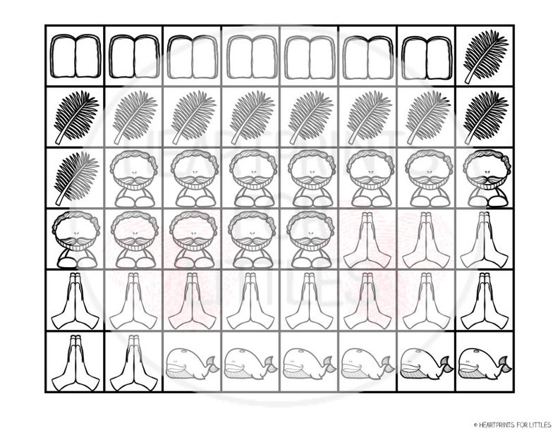 Bible Number Mats Playdough Mats Dot Marker Mats Preschool | Etsy