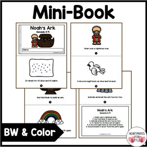 Noah's Ark Bible Story Sequencing Activities for Kids, Homeschool ...