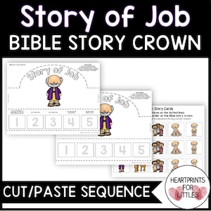 The Story of Job Bible Story Crown, Bible Headband, Christian Craft ...