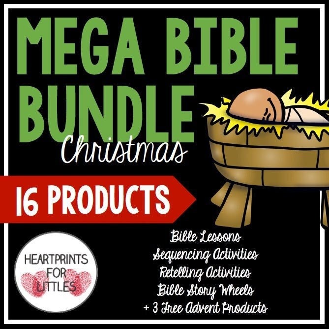 Christmas Bible Story Mega Bundle Homeschool Christmas - Etsy