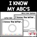 I Know the Alphabet, Letter Identification, Beginning Letter Sounds ...
