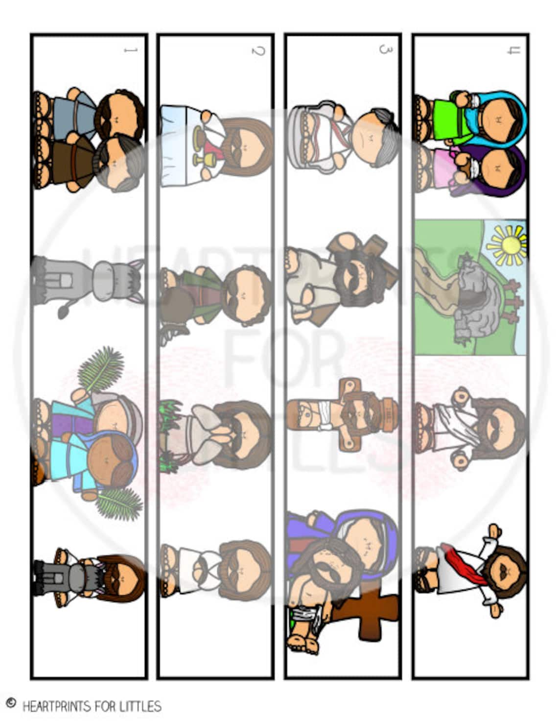 Easter Bible Craft for Kids Printable Bible Craft Homeschool - Etsy UK