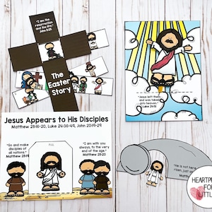 Easter Bible Story Crafts: Set 4, Sunday School Activities and Crafts ...