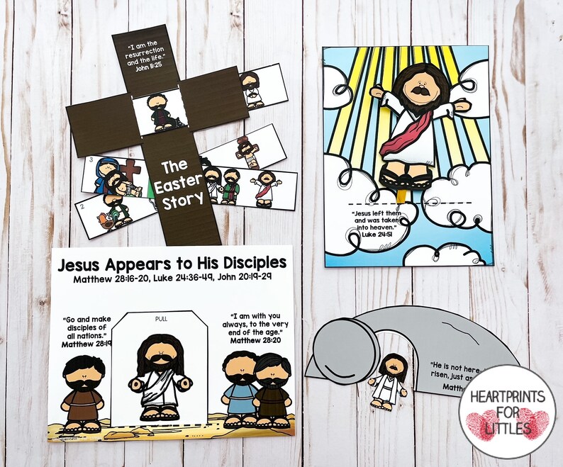 Easter Bible Story Crafts: Set 4, Sunday School Activities and Crafts ...