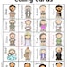 Bible Character Bingo Cards, Bible Game, Sunday School Game - Etsy