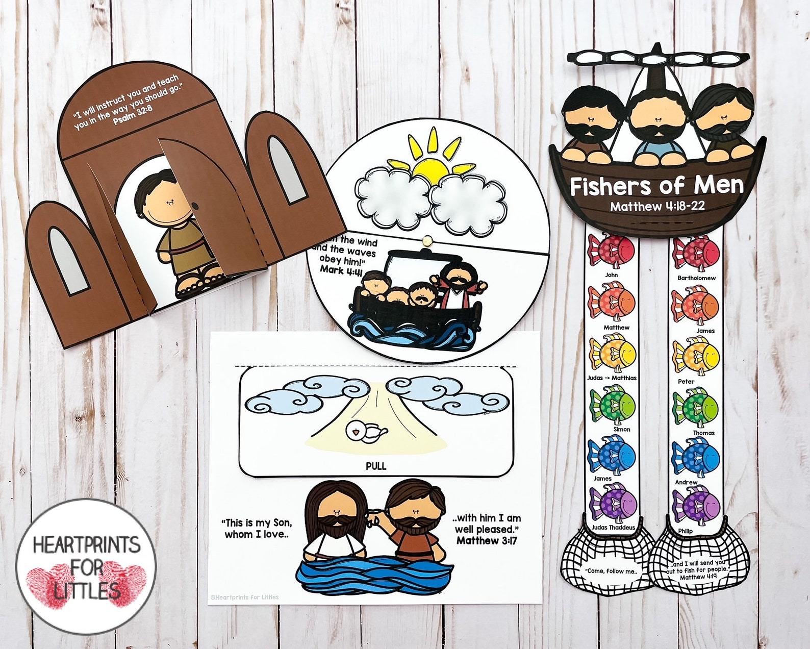 New Testament Bible Story Crafts-set 2, Bible Crafts, Homeschool ...