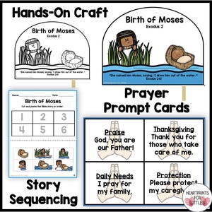 Birth of Moses Bible Lesson, Exodus 2, Homeschool & Sunday School ...