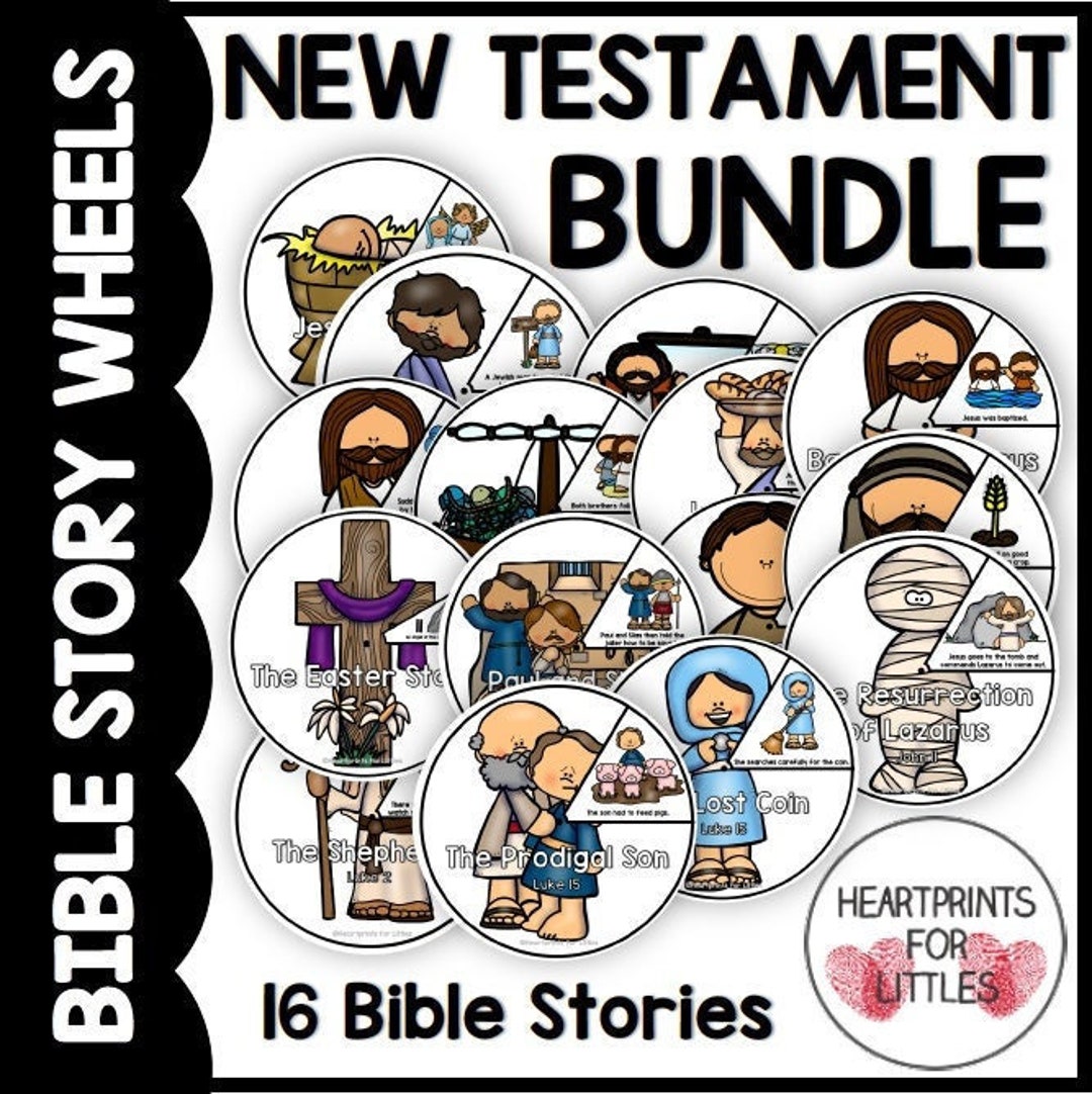 New Testament Bible Story Wheels Bundle Bible Story Crafts - Etsy