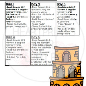 Tower of Babel Bible Lesson, Homeschool & Sunday School Activities ...