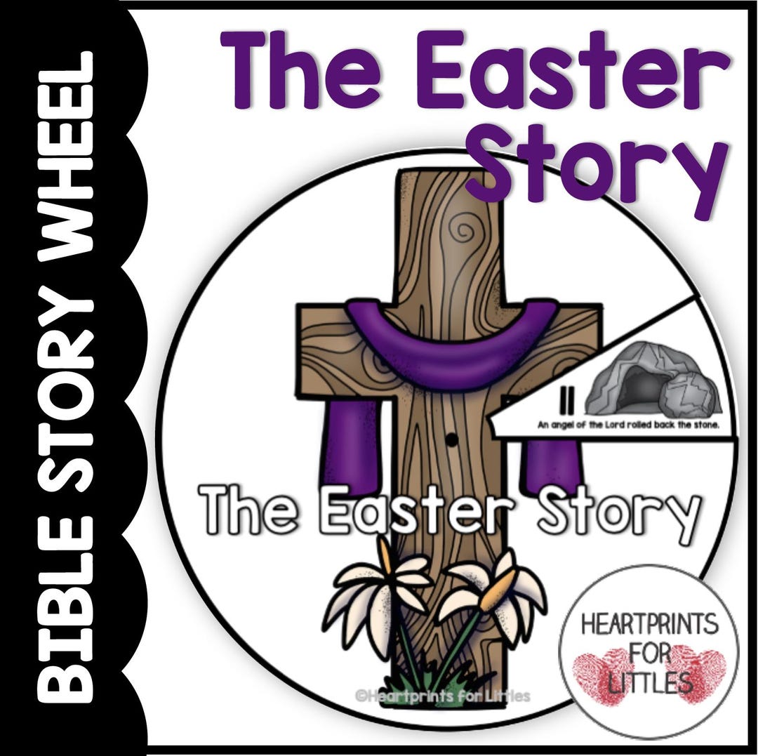 Easter Bible Story Wheel, Easter Bible Story Craft, the Easter Story ...